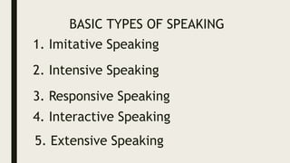 Macro-skills for teaching and learning Language | PPTX