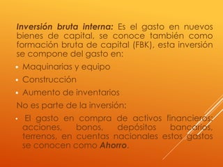 Macroeconómica tema medición del nivel de producción e ingresos | PDF