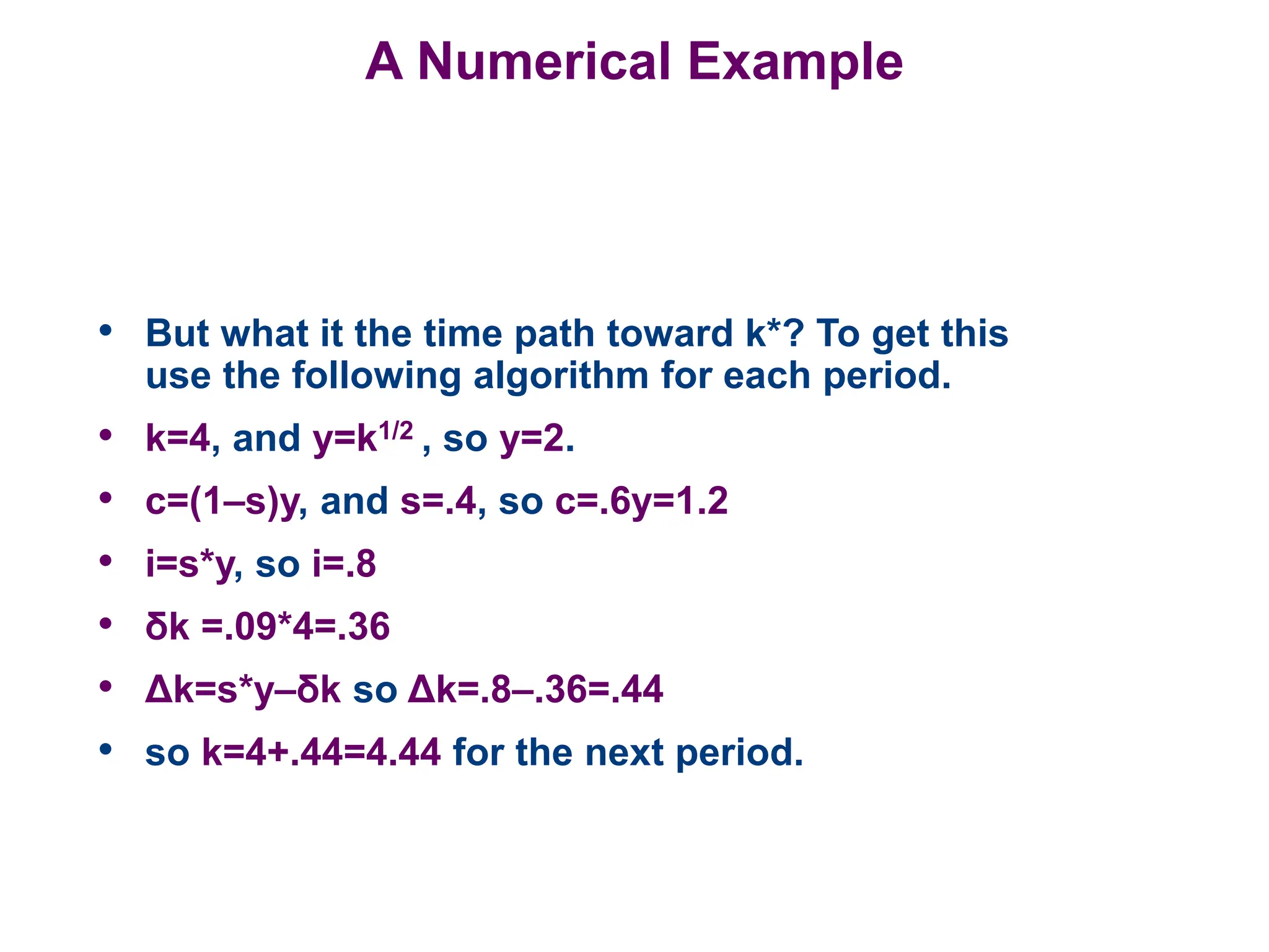Solow Growth Model of Economic Growth accross Economics | PPT