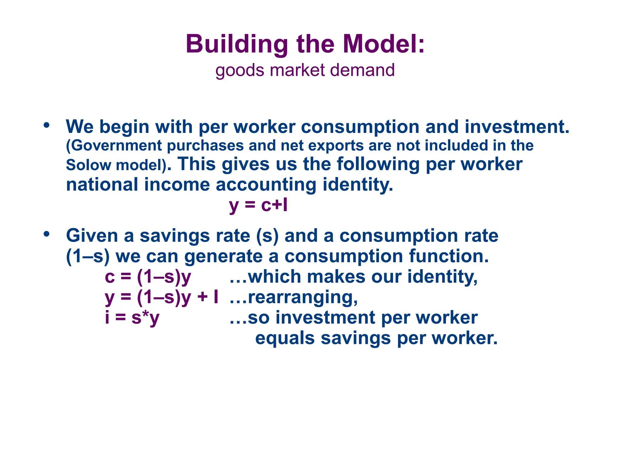 Solow Growth Model of Economic Growth accross Economics | PPT