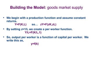Solow Growth Model of Economic Growth accross Economics | PPT