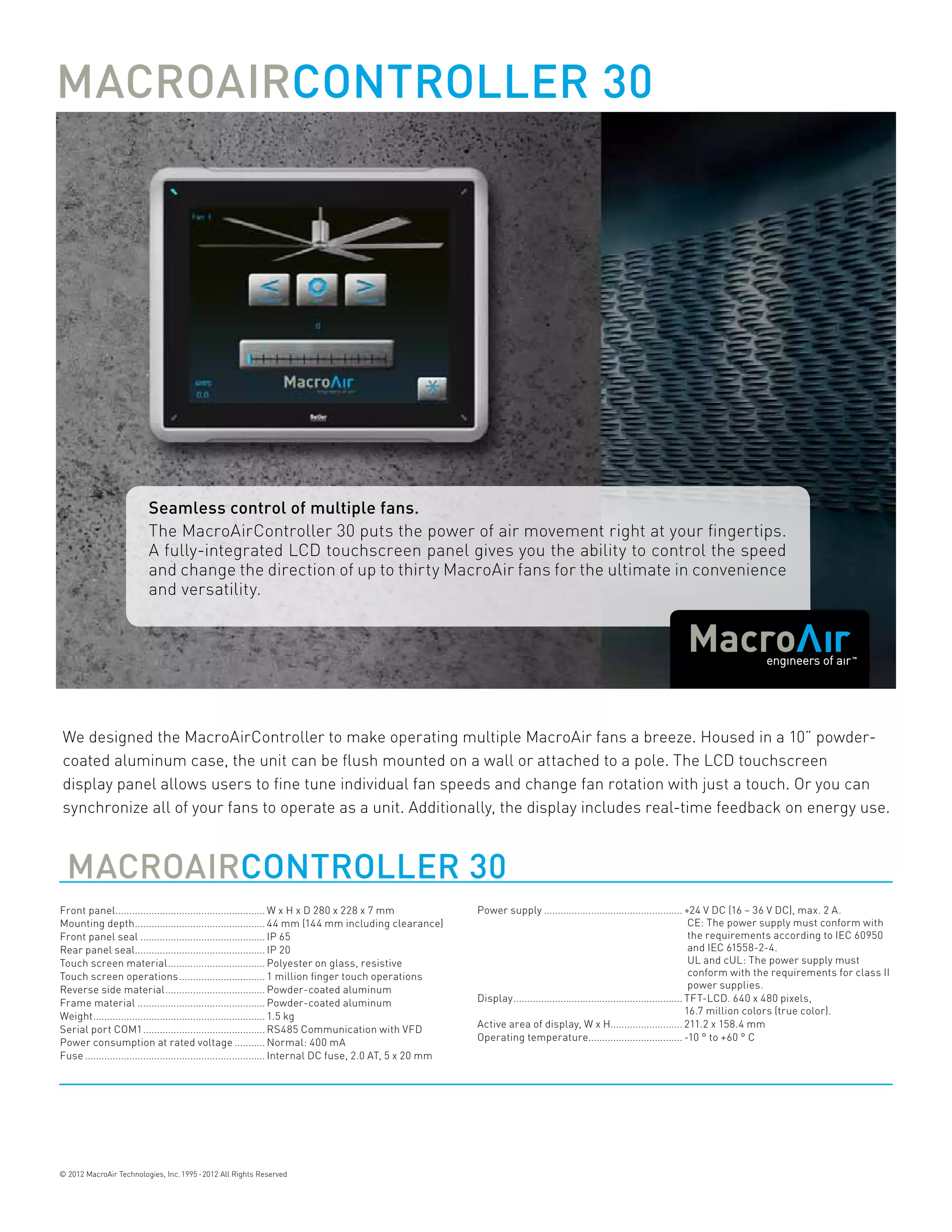 Macro air industrial ventilation fans, industrial cooling fans, hvls ...