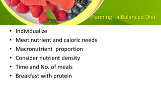 macronutrients and micronutrients - balanced diet | PPT