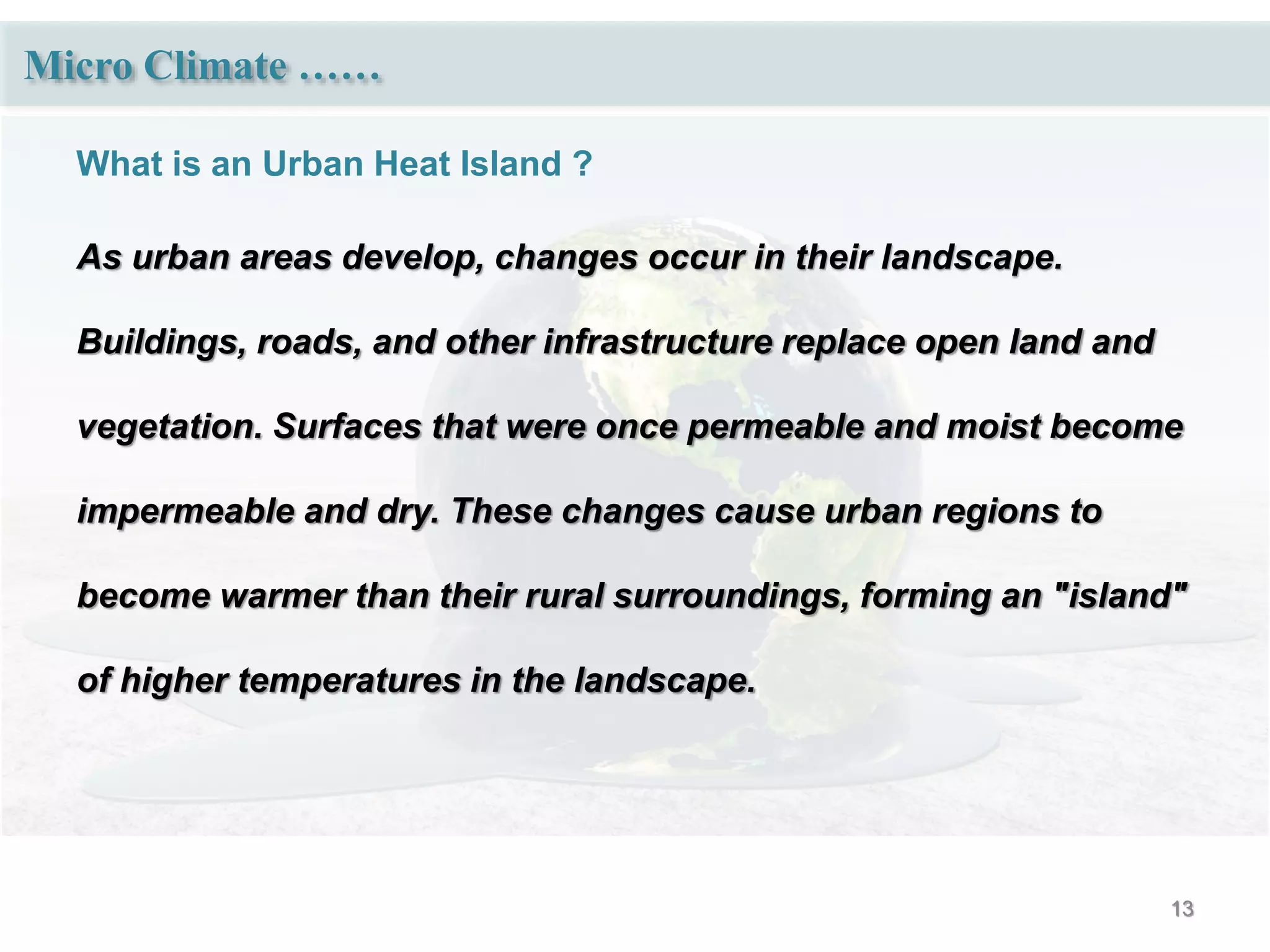 Macro and micro climate | PPTX