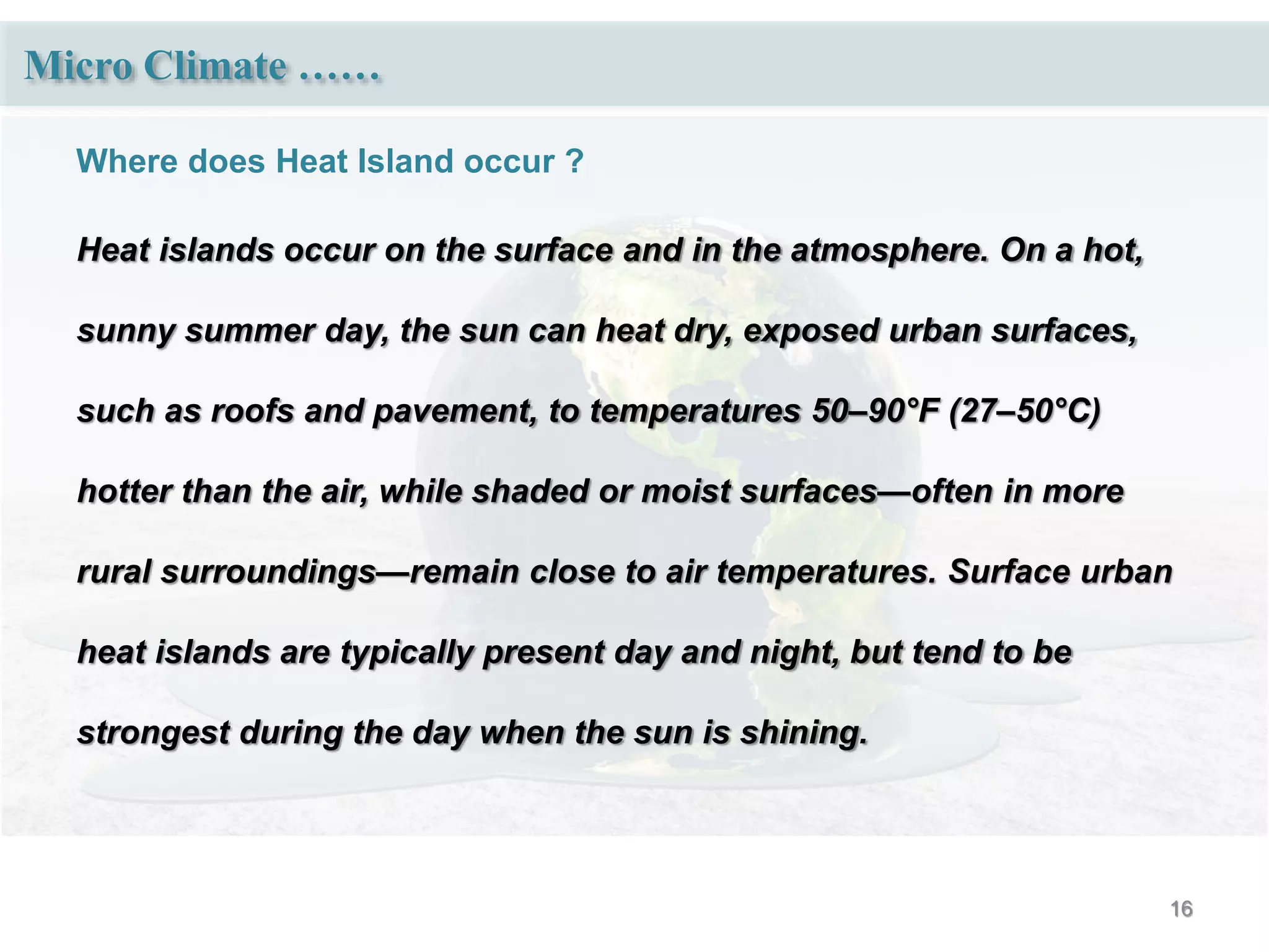 Macro and micro climate | PPTX