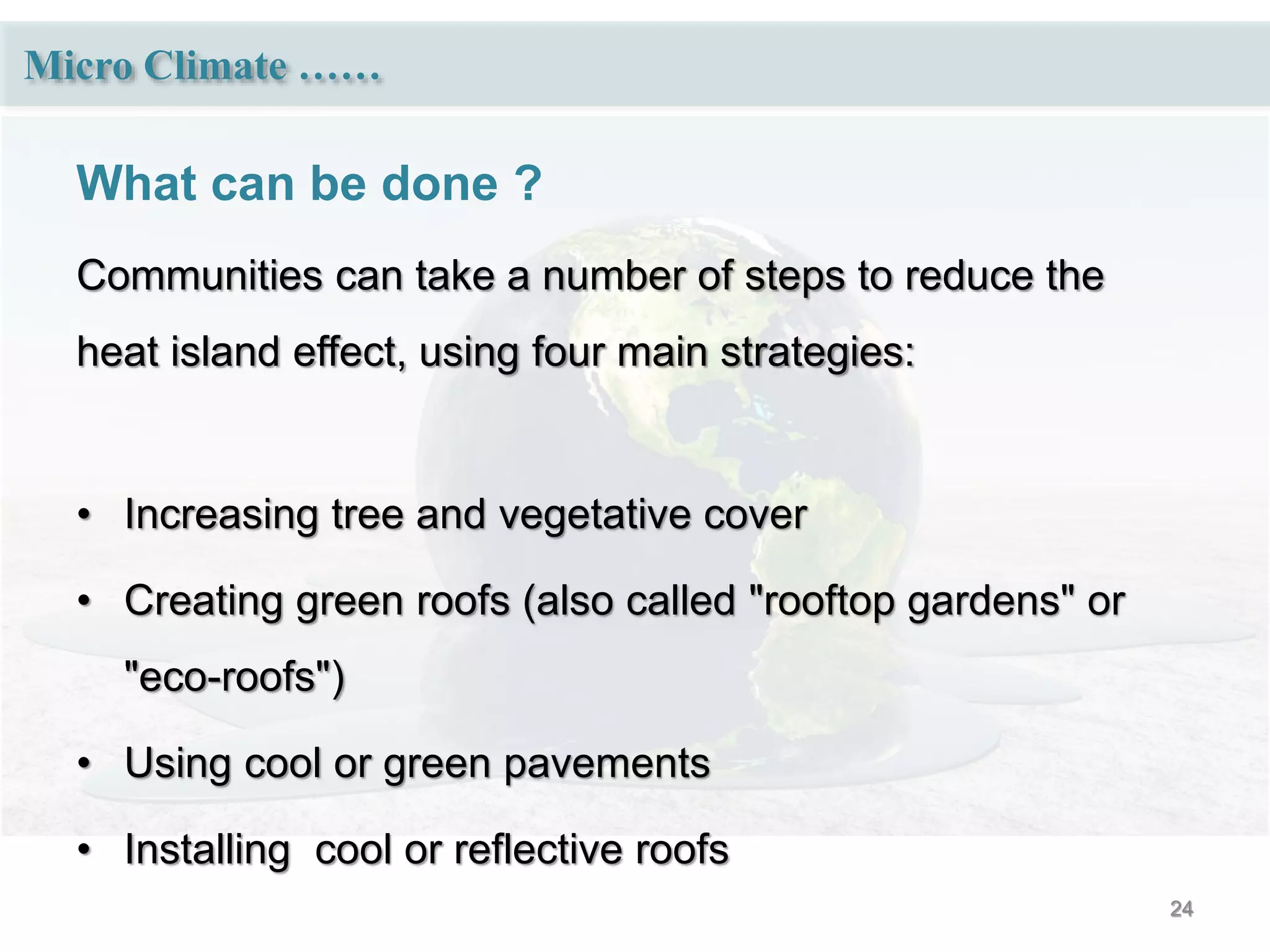 Macro and micro climate | PPTX