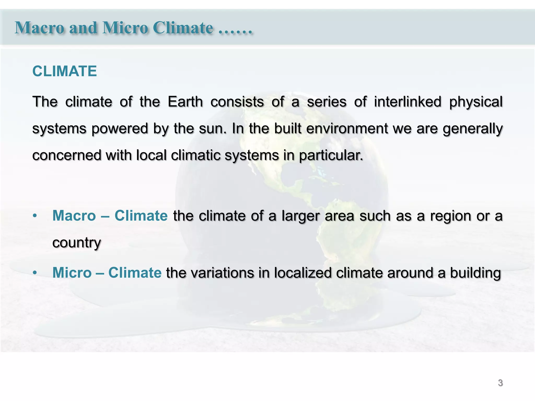 Macro and micro climate | PPTX