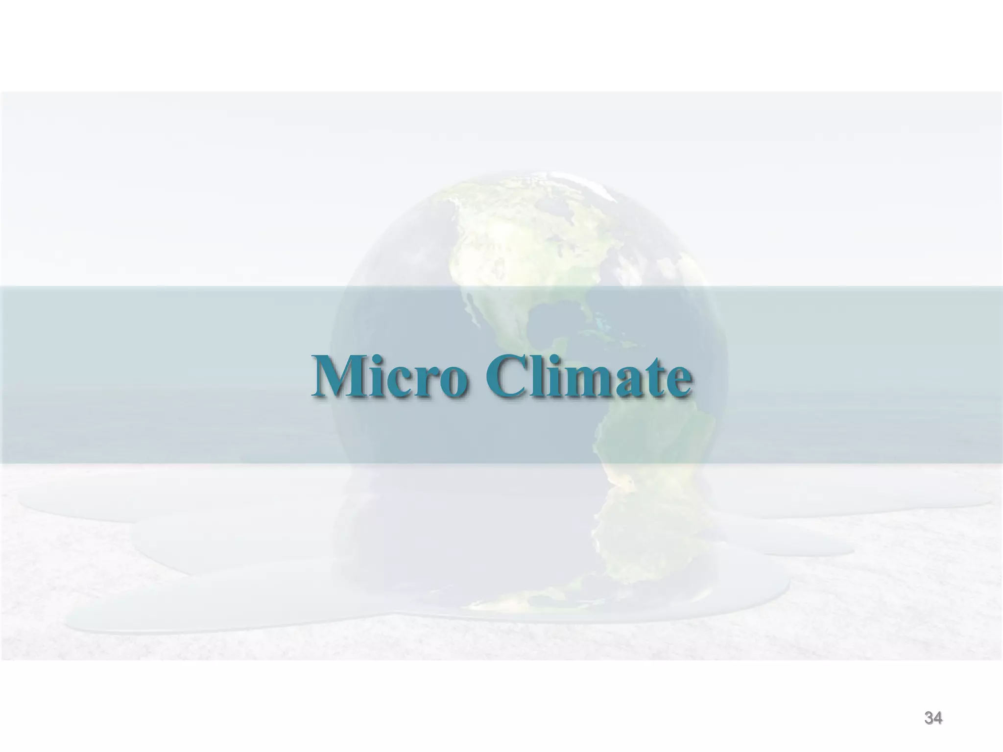 Macro and micro climate | PPTX