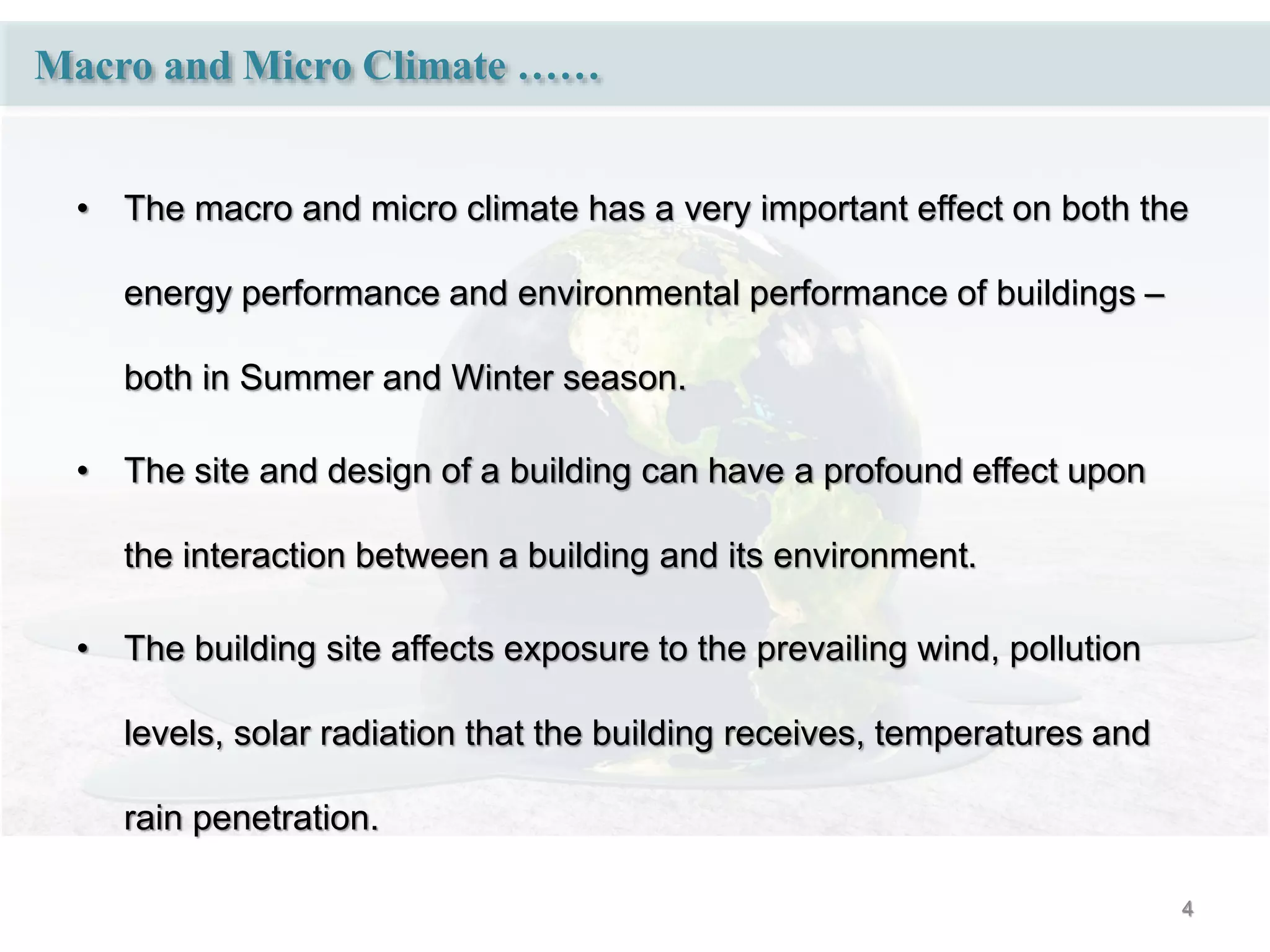 Macro and micro climate | PPTX