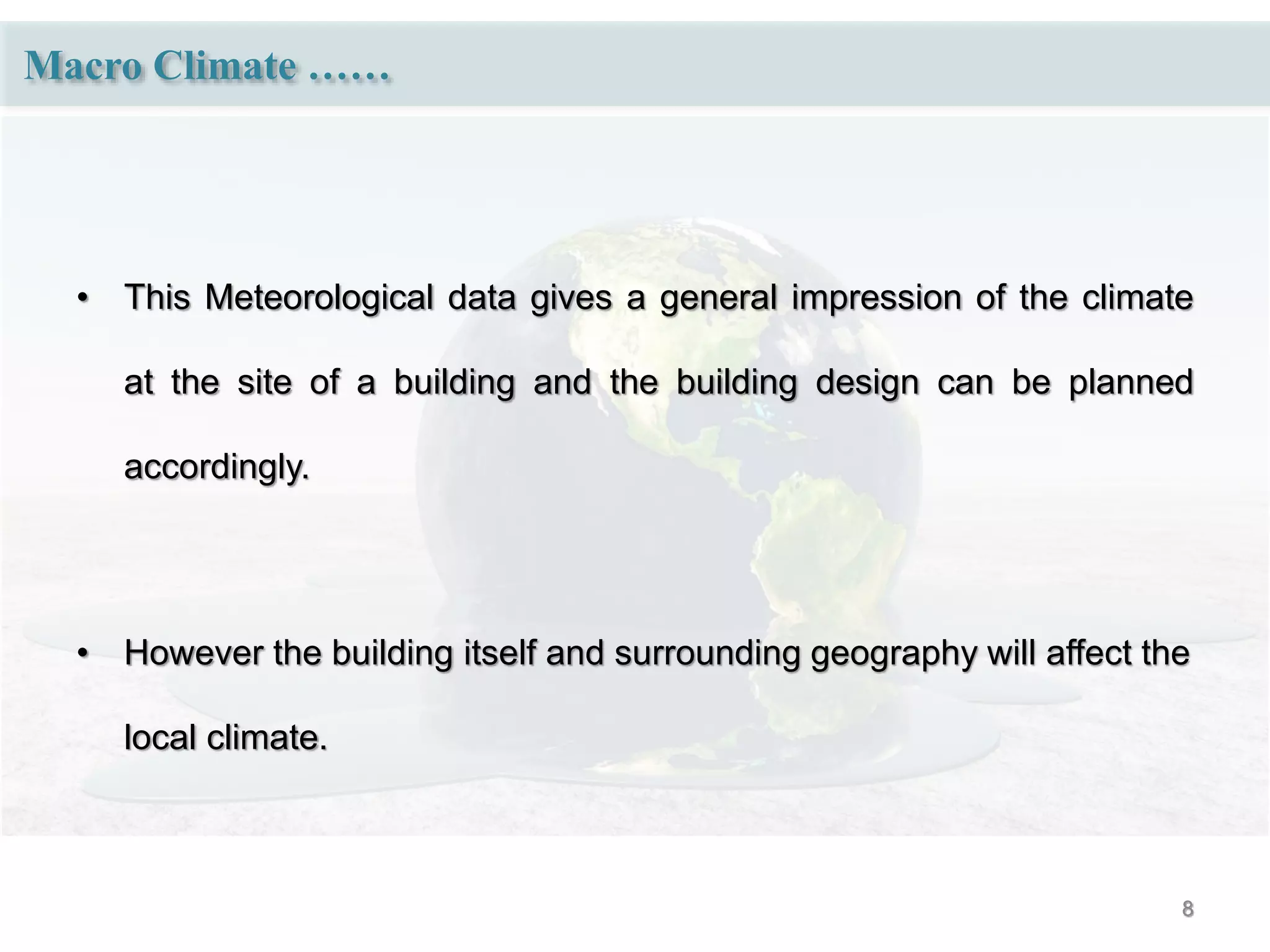 Macro and micro climate | PPTX