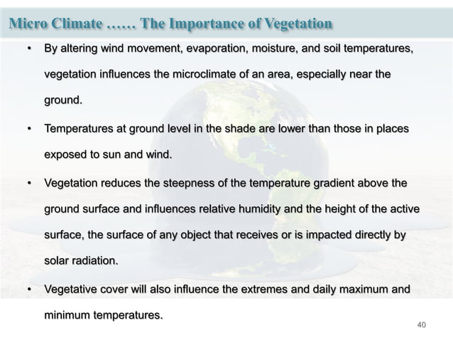 Macro and micro climate | PPTX | Indoor Environmental Quality | Home ...
