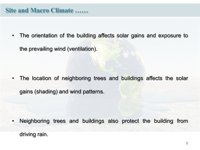 Macro and micro climate | PPTX | Indoor Environmental Quality | Home ...