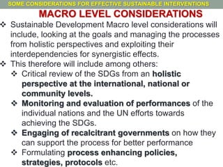 Macro and Micro Level Considerations for More Effective Selection of ...