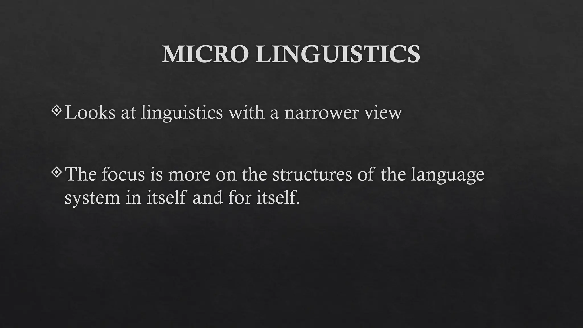 Macro and Micro Linguistics - Cabenian pptx | PPTX