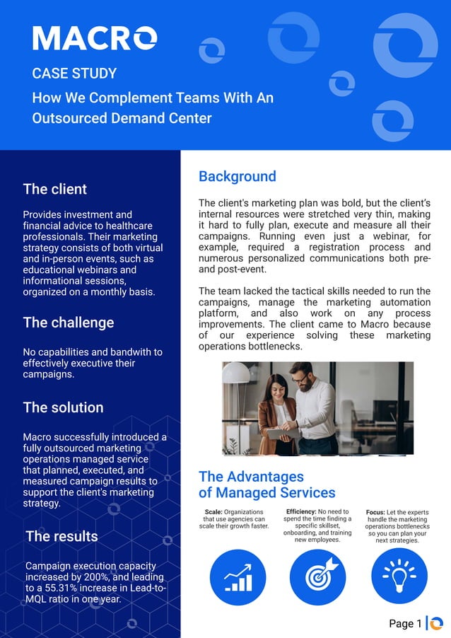 Macro Case Study -- Managed Services (PDF) | PDF