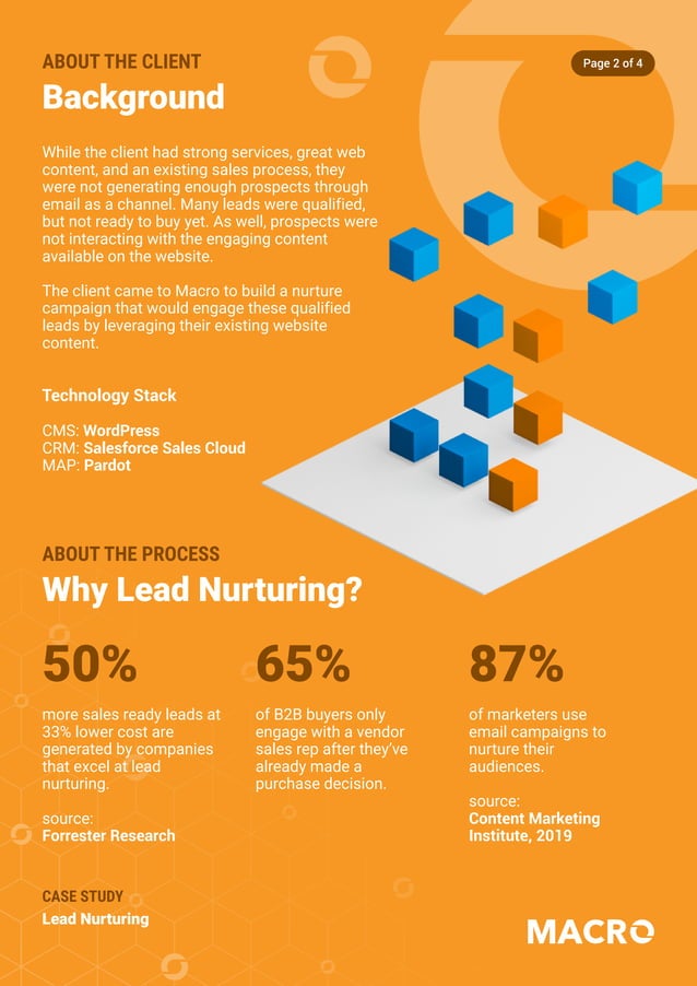 B2B Marketing Lead Nurturing Case Study | Macro | PDF
