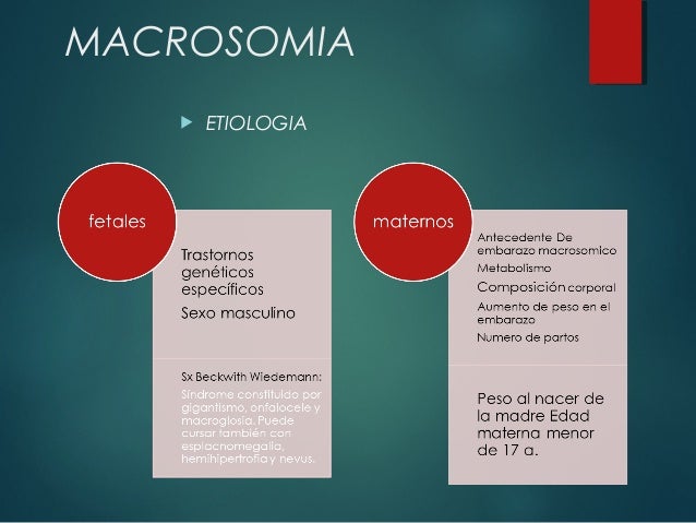 Macrosomia