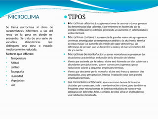 macroclima-y-microclima AGROCLIMATOLOGÍA | PPTX
