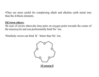 Macrocyclic effect and macrocyclic ligands | PDF