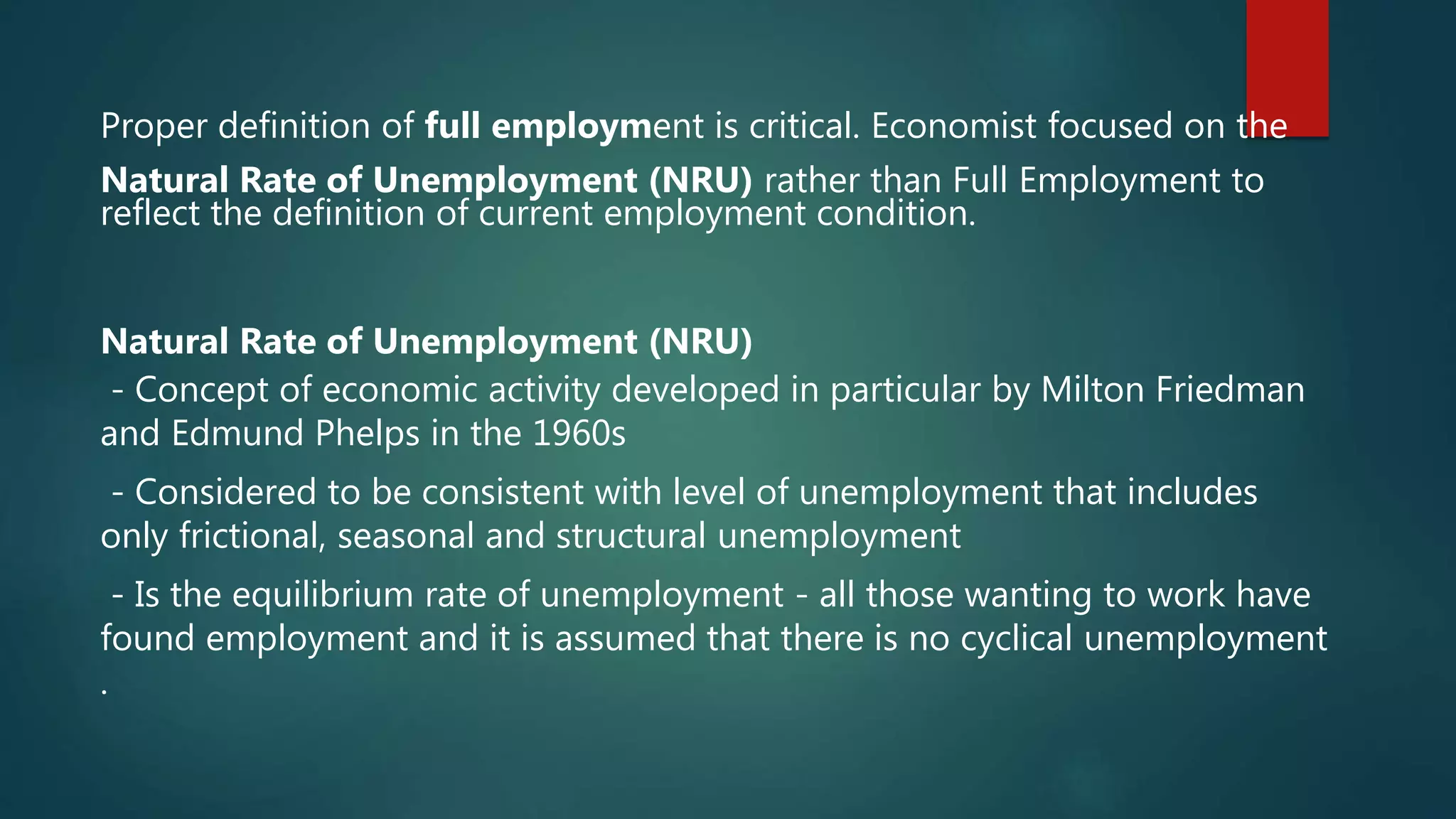 Macroeconomics: measuring inflation and unemployment | PPTX