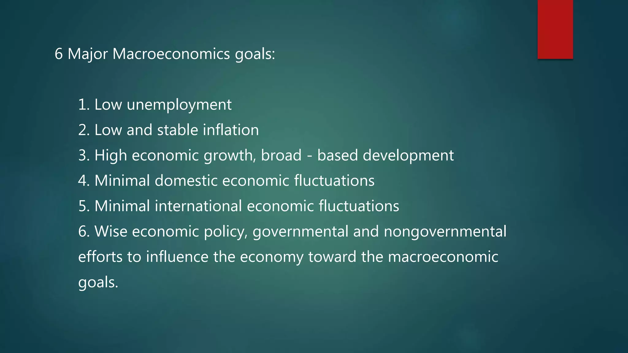 Macroeconomics: measuring inflation and unemployment | PPTX