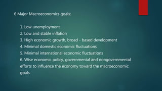 Macroeconomics: measuring inflation and unemployment | PPTX