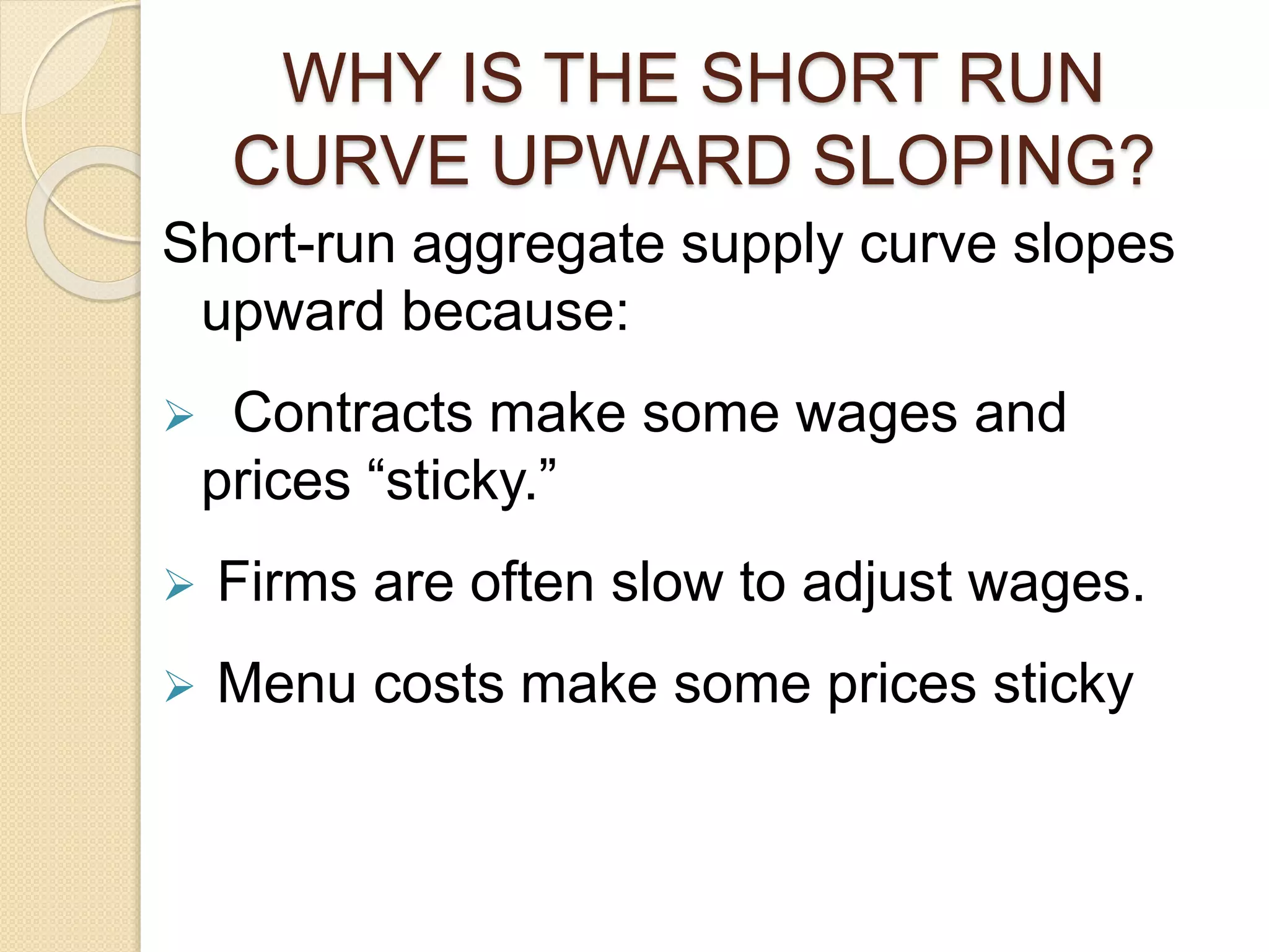 Aggregate Demand and Aggregate Supply and Curves | PPTX