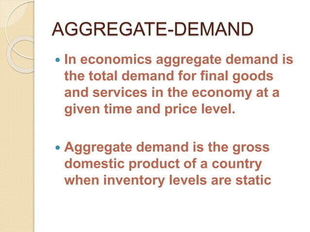 Aggregate Demand and Aggregate Supply and Curves | PPTX | Business ...