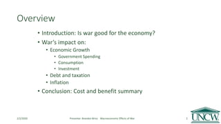 Macroeconomic effects of war | PPTX