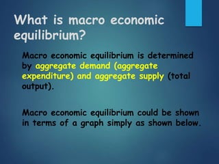 Macro economic equilibrium | PPTX