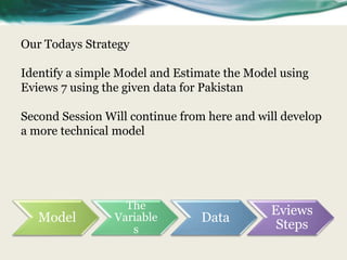 Macroeconomic modelling | PPTX