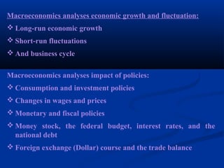 Macroeconomic Models | PPT