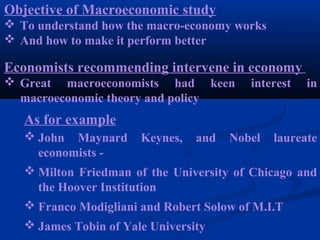 Macroeconomic Models | PPT