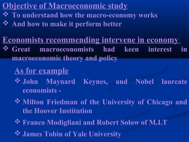 Macroeconomic Models | PPT