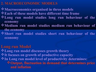 Macroeconomic Models | PPT