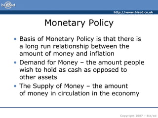 Macro-Economic Policy | PPT