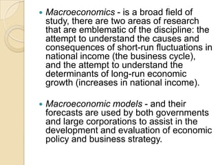 Macroeconomics | PPTX