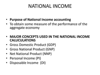 Macro economics | PPTX | Business Accounting & Finance | Business