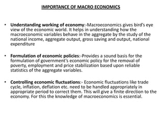 Macro economics | PPTX