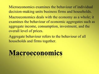 Macro economics | PPT