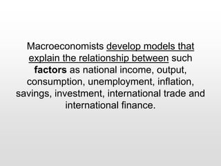 Macroeconomics | PPT