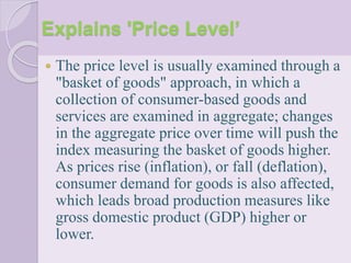 Money Supply and Price Level Quantity Theory of Money (Macro economics ...