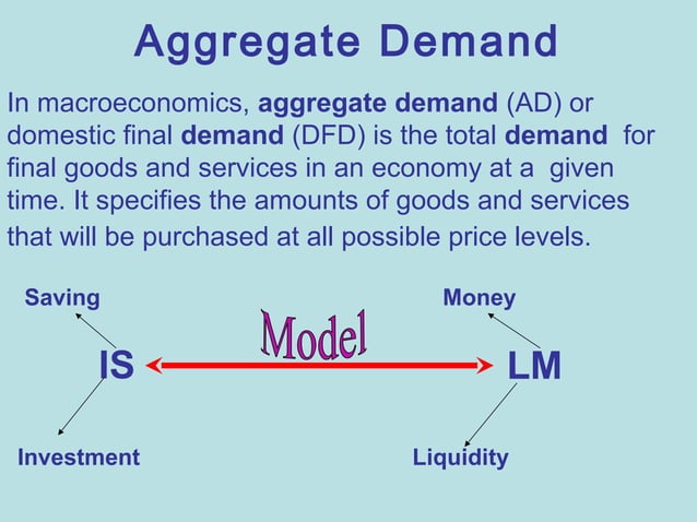 Aggregate Demand | PPT | Stocks and Bonds | Personal Investing