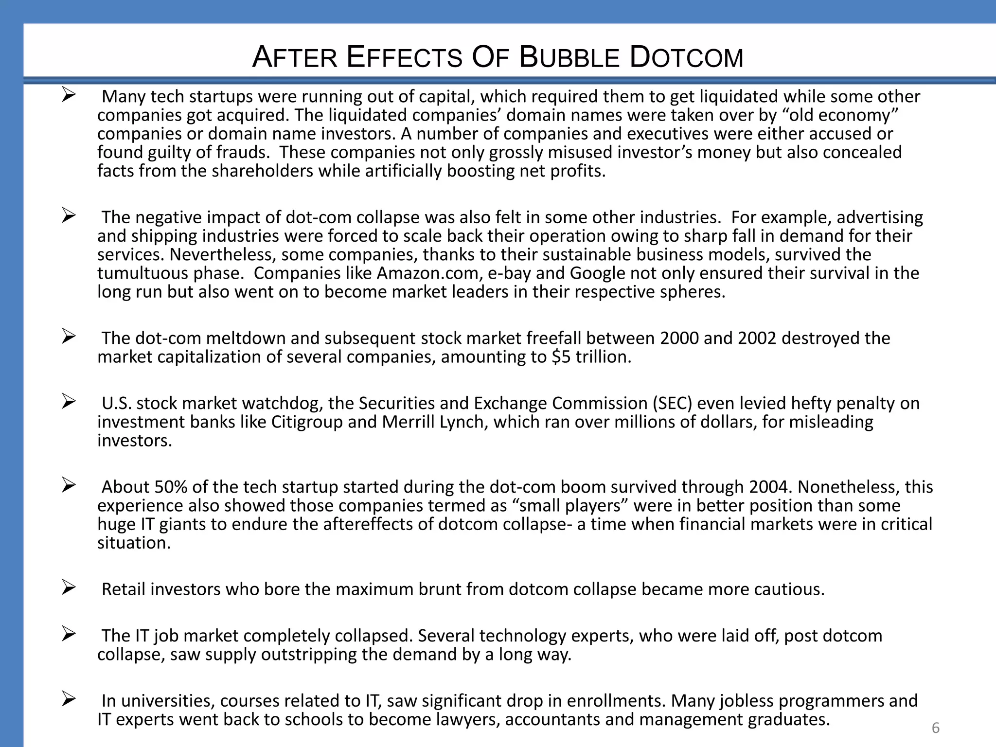 Macro economics 2000 - 2001 dot com bubble presentation - revised | PPTX
