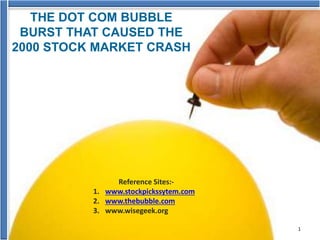 Macro economics 2000 - 2001 dot com bubble presentation - revised | PPTX