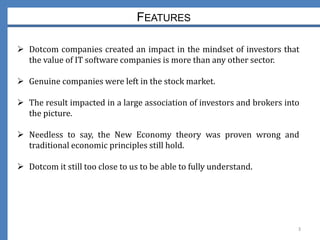 Macro economics 2000 - 2001 dot com bubble presentation - revised | PPTX