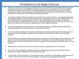 Macro economics 2000 - 2001 dot com bubble presentation - revised | PPTX