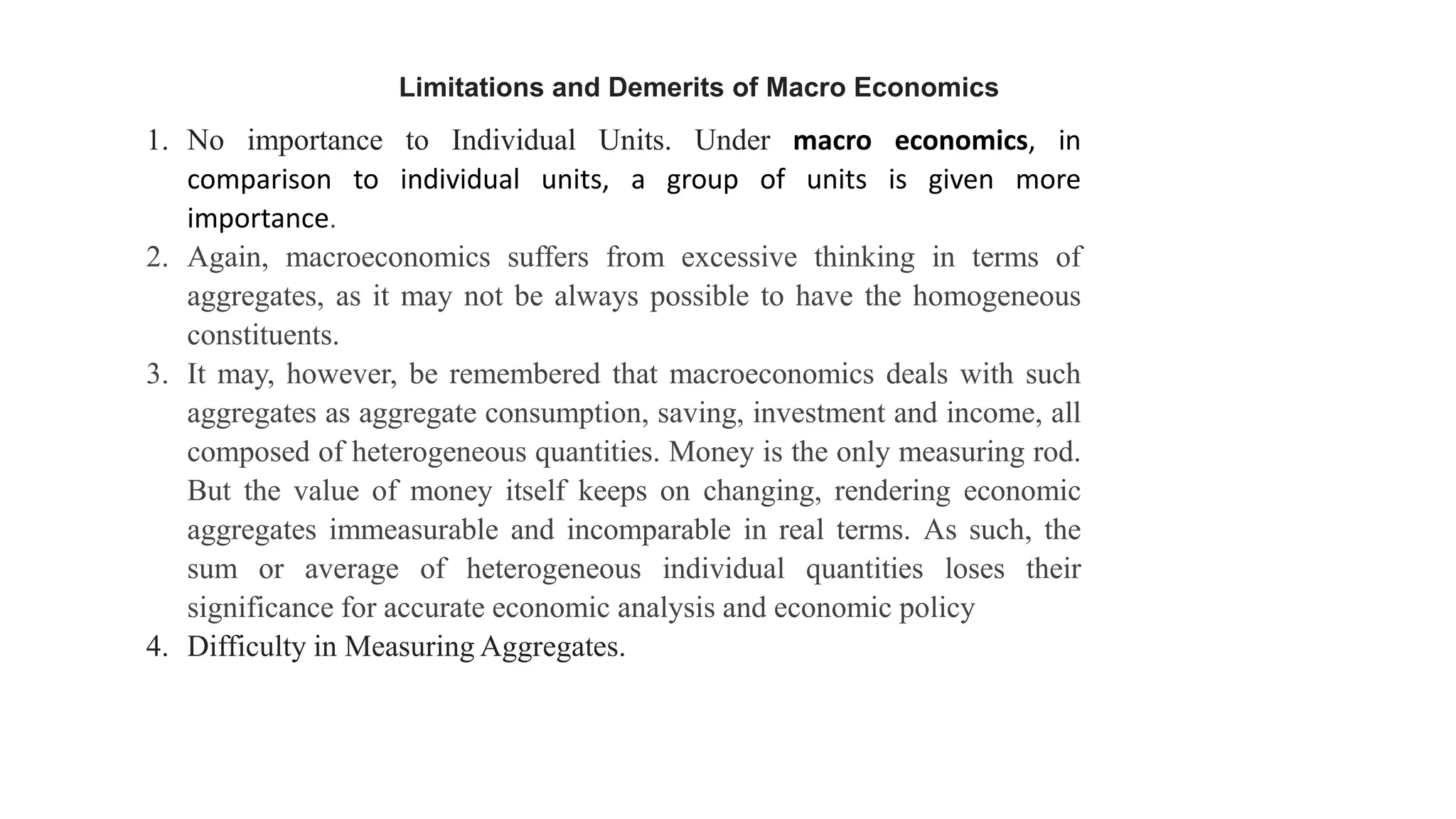 Macro economics | PPT