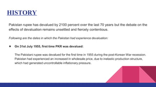 Currency Devaluation with aspects of Pakistan | PPTX