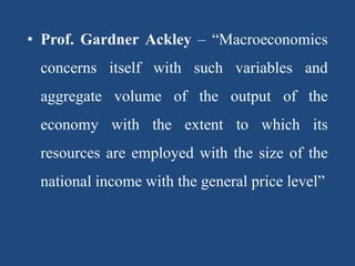 Macroeconomics .pptx | Financial Industry | Industries